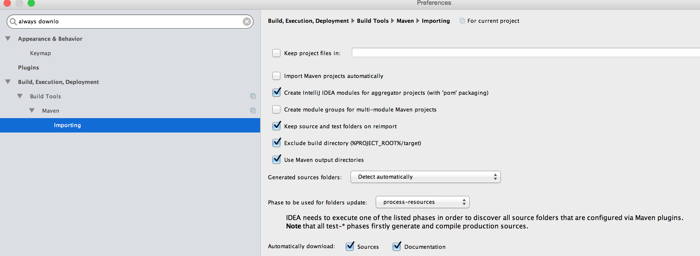 Automatically Download Sources Documentation From Maven Working Great Ides Support Intellij